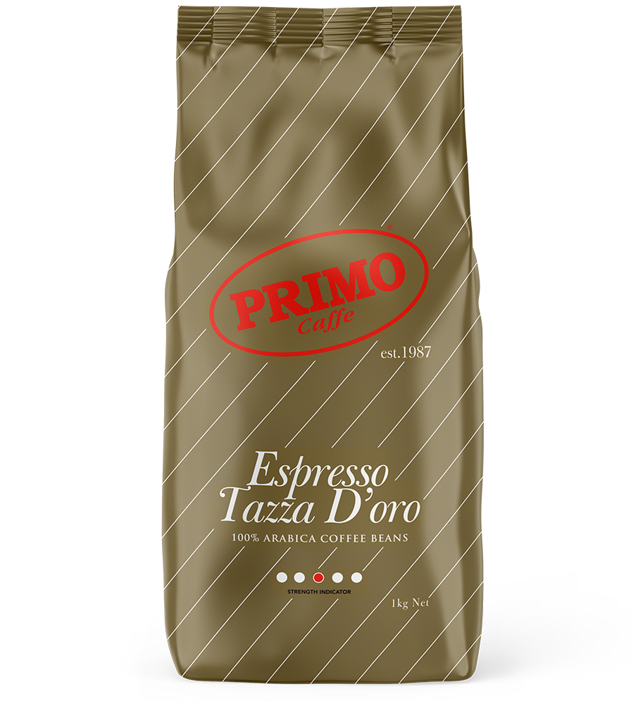Buy Primo Tazza D'Oro Espresso Coffee Beans 1kg | Medium Roast