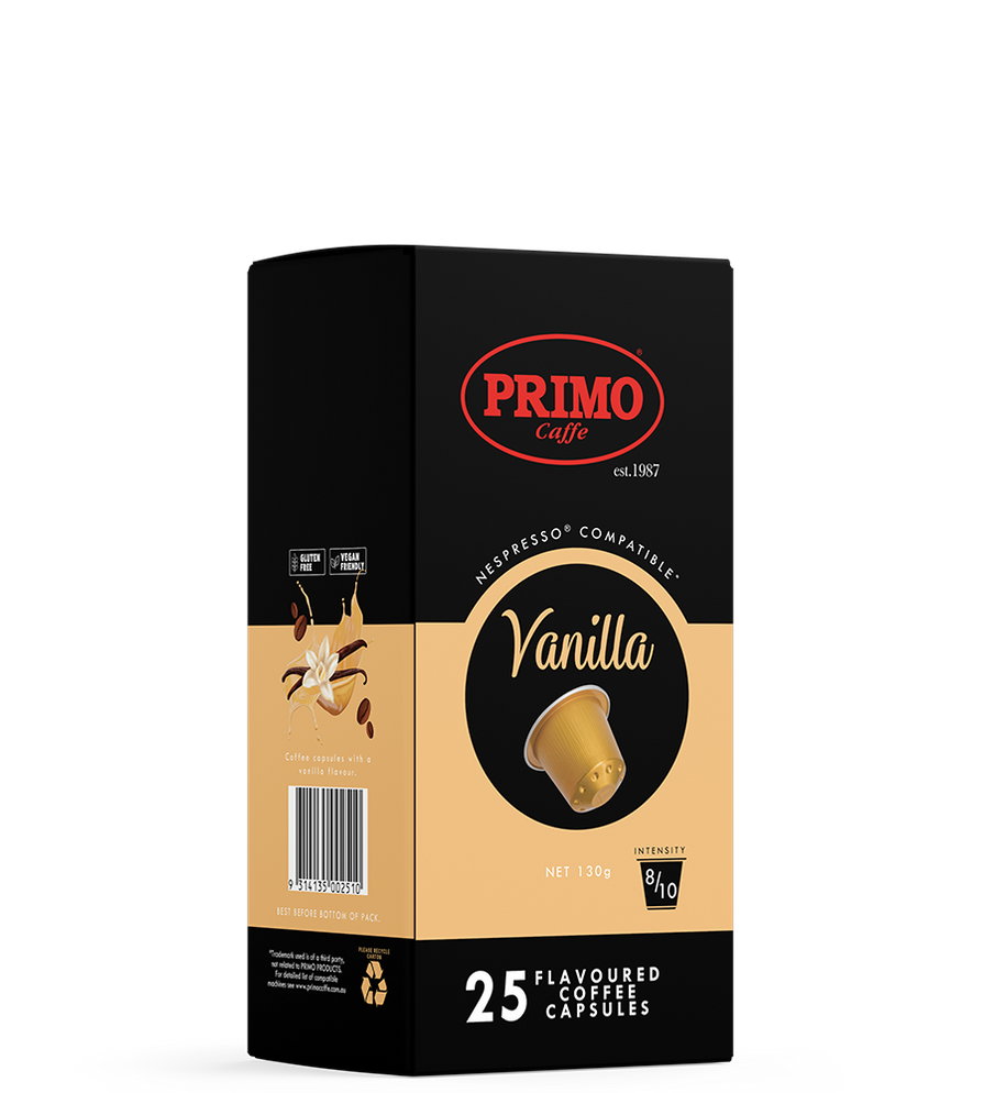 Primo Vanilla Coffee Pods 25/Box