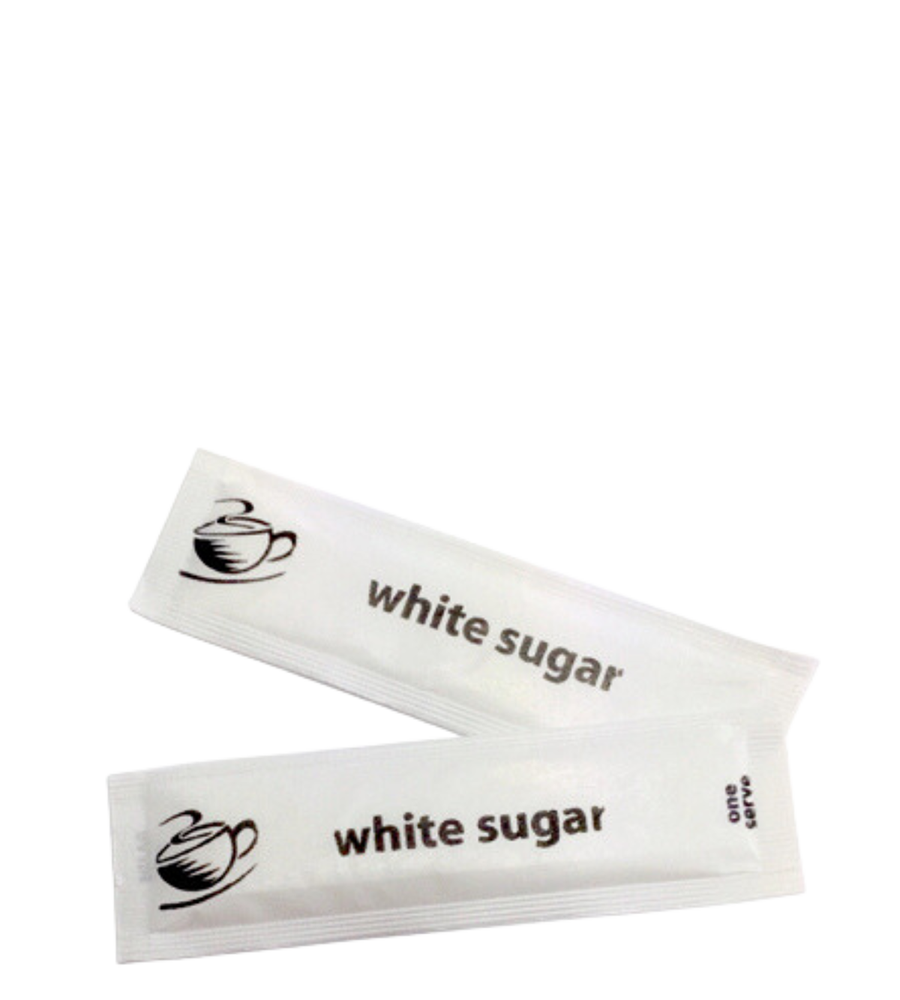 Buy White Sugar Sticks (2000/ctn) Online | Sugar Sachets