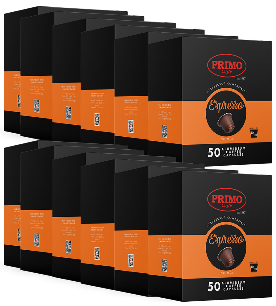Primo Espresso Coffee Pods 50/Box