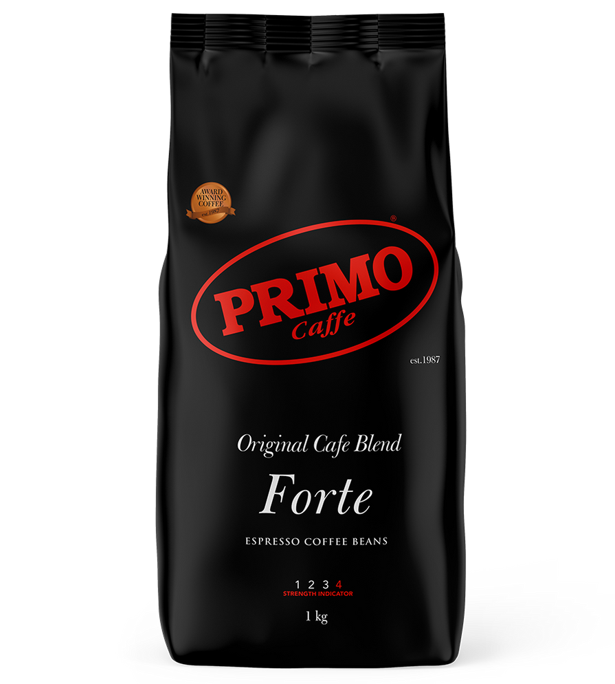 Buy Primo Forte Dark Roast Coffee Beans 1kg | Primo Caffe