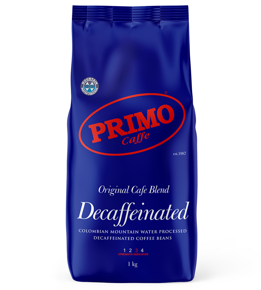 Buy Primo Organic Decafeinated Coffee Beans 1kg Online